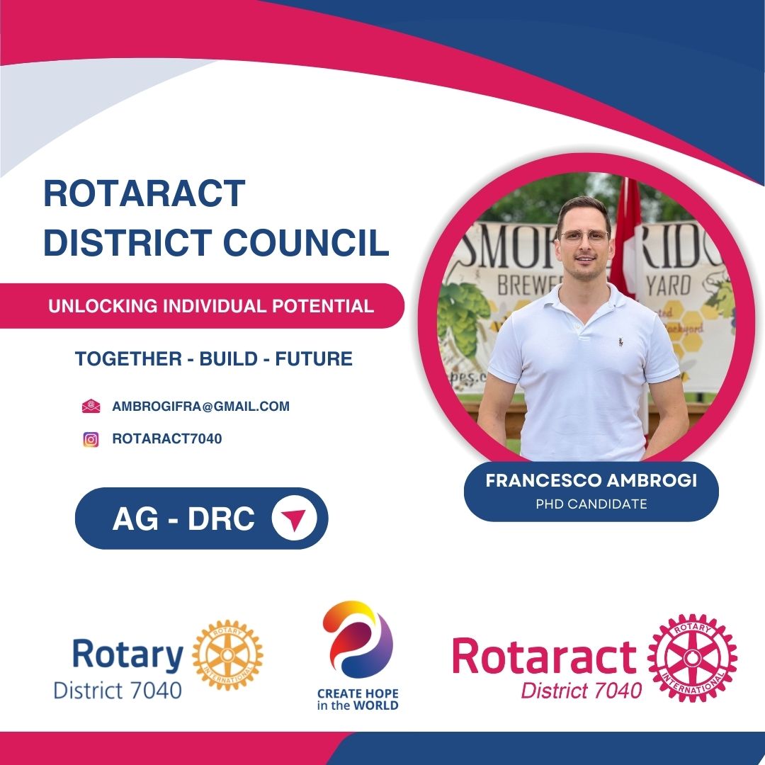 My journey in Rotaract | Dr. Ambrogi